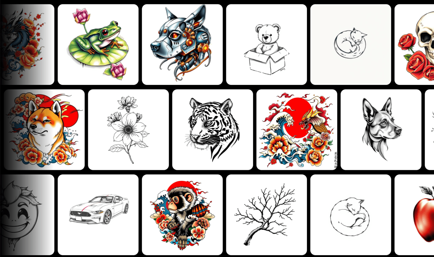 The #1 AI Tattoo Generator for creating professional tattoo designs
